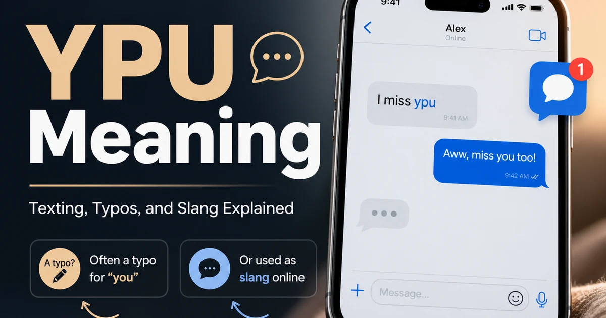 YPU Meaning in Text: What It Really Means on Social Media - SlangAtlas